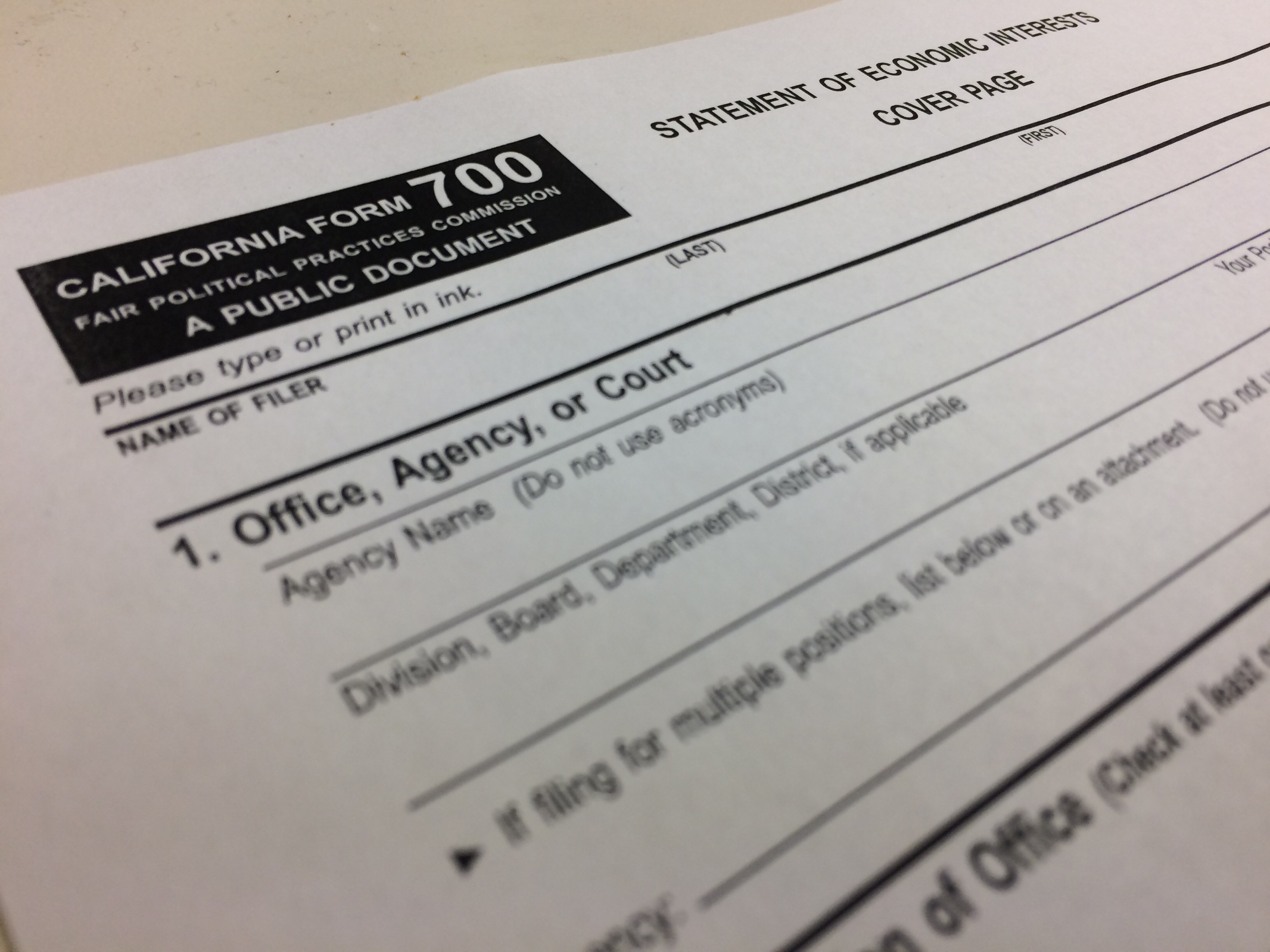 San Francisco Ethics Commission makes electronically filed Form 700 ...