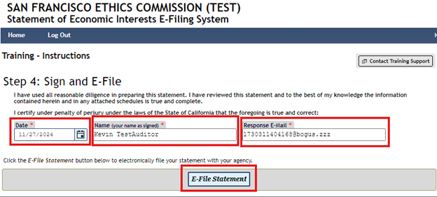 Annual Ethics Training Declaration Workflow – San Francisco Ethics ...